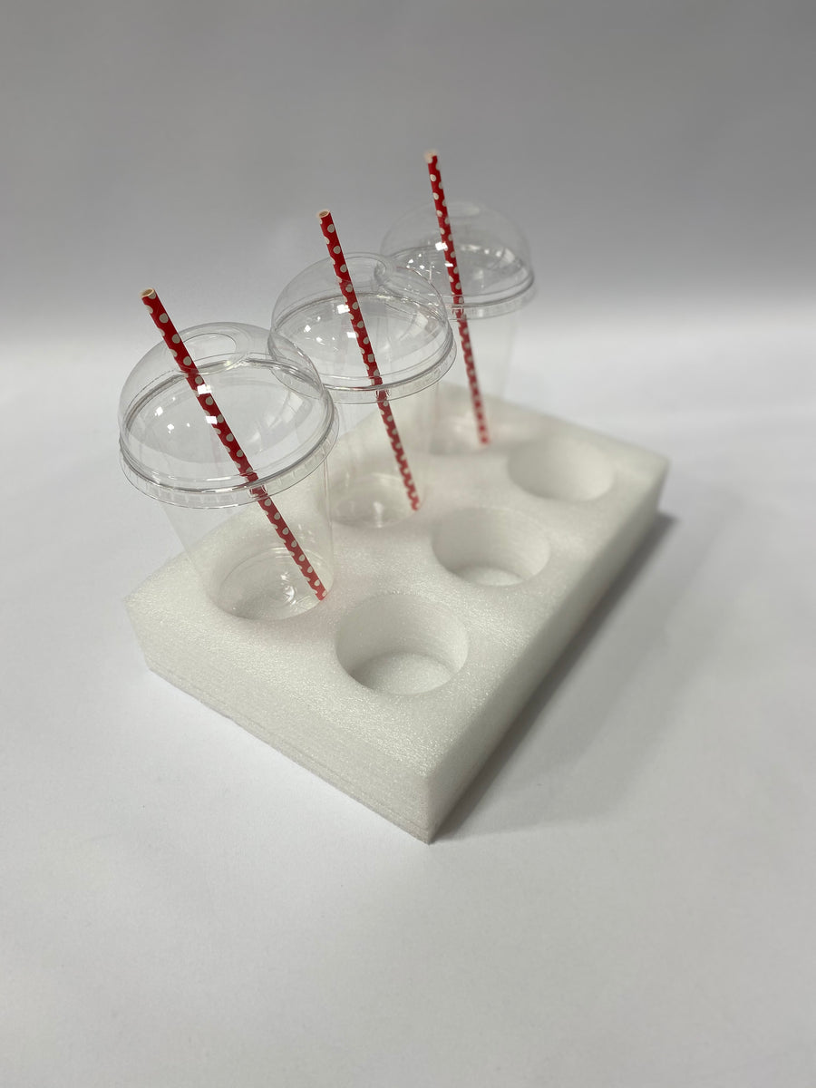 Foam Cup Holder for 6 cups use to transport hot or cold drinks CH6 ...